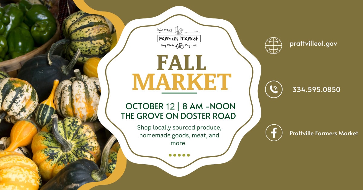 Fall Farmers Market - City of Prattville