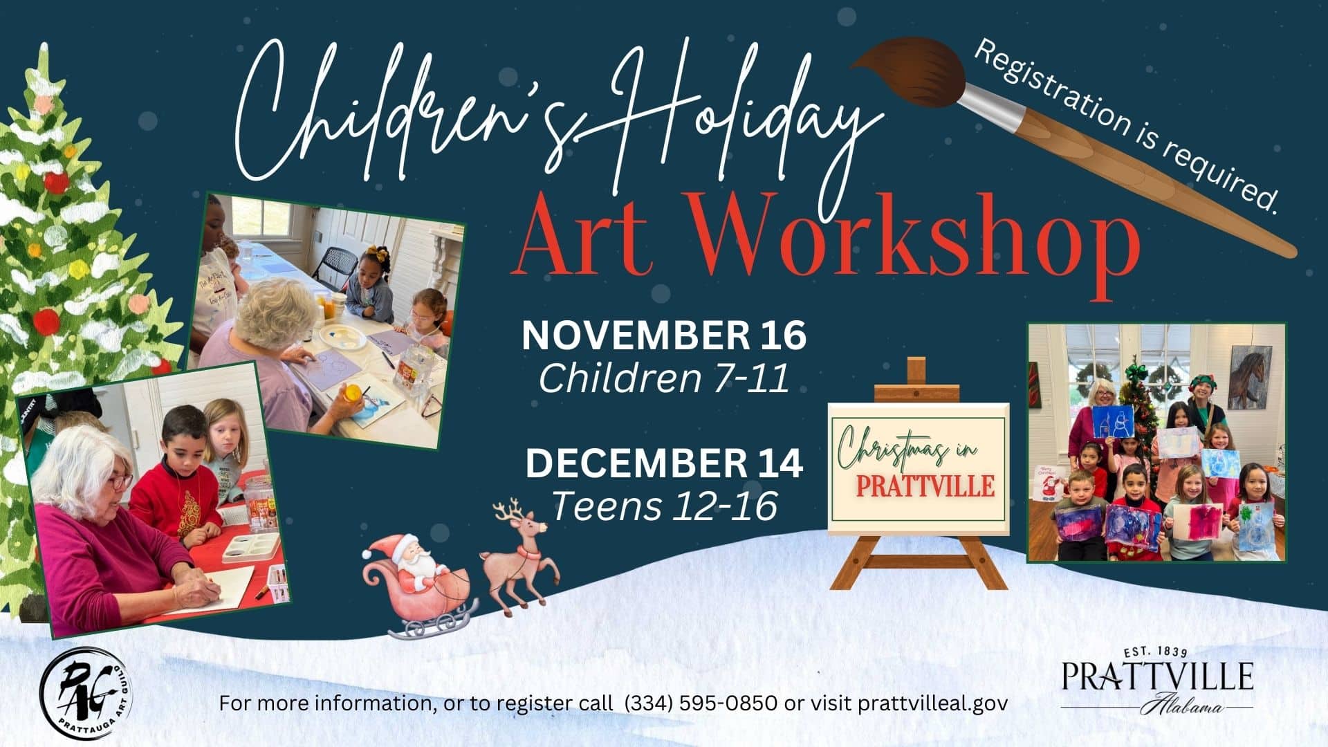 Children's Holiday Art Workshop - City of Prattville